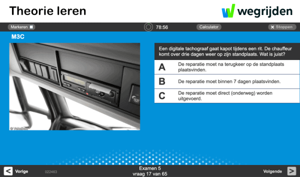 Start met camper theorie examen oefenen en slaag bij het CBR!